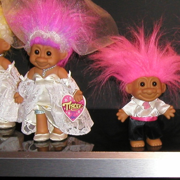 Bridal Toll Doll - Maid Gift Accessory | Dresses | Troll Doll Bride ...